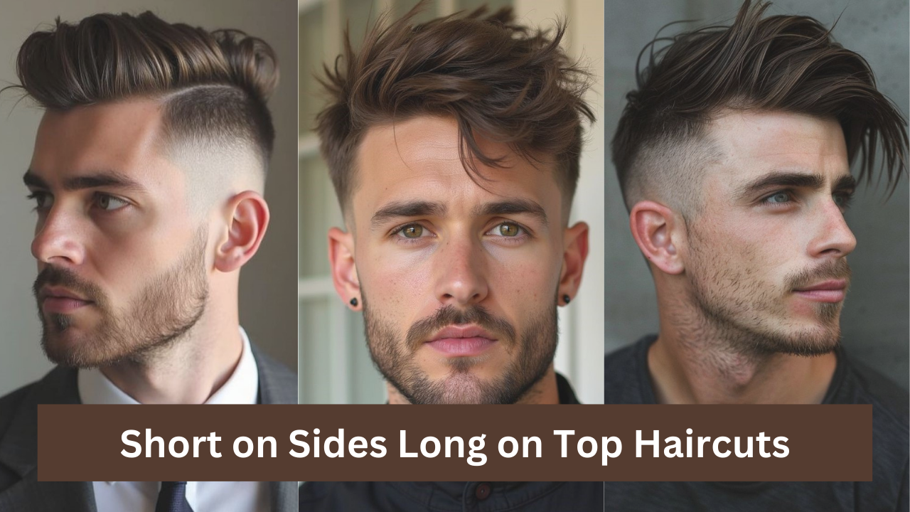 Long short hair men store