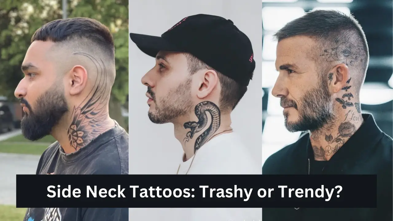 30 Bold Side Neck Tattoos for Men: Trashy, Trendy or Totally Iconic ...